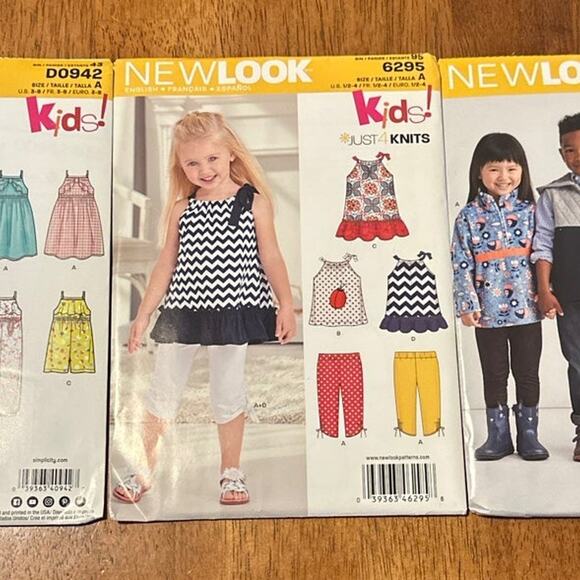 Simplicity | Office | Simplicity Kids New Look Sewing Patterns Lot ...